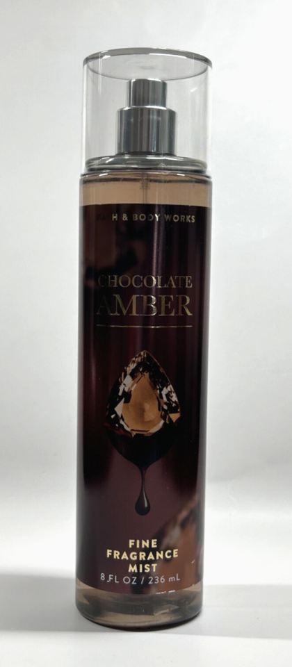 NEW 3 BATH & BODY WORKS CHOCOLATE AMBER WOMEN FRAGRANCE MIST BODY SPRAY ...