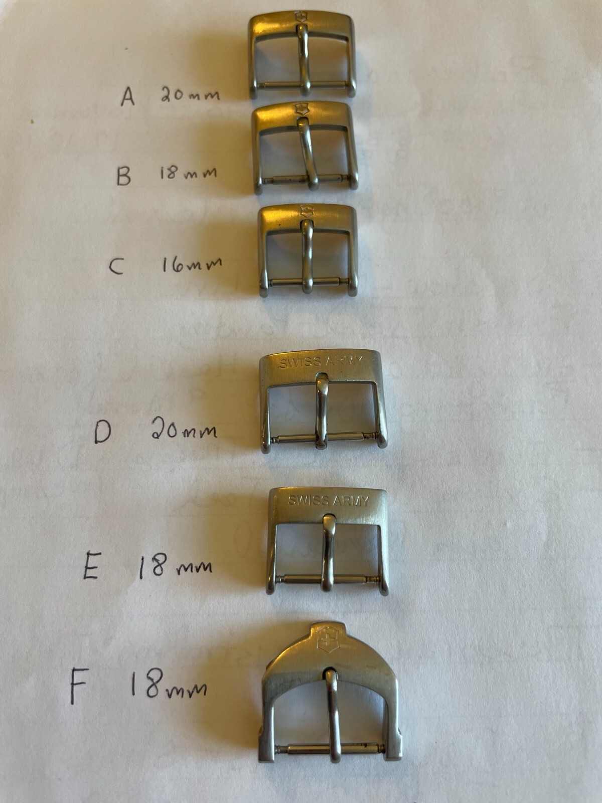 Swiss Army Victorinox Clasp Tang Buckle For Watch Band Pick Fit End 16 ...