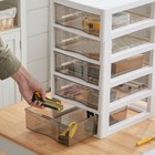 4/5/6 Drawer Desktop Sorting Storage Desk Organizer Home Table Draw ...