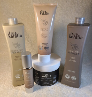 True Keratin Deep Conditioning + SHA + Conditioner + Leave-in + Hair ...