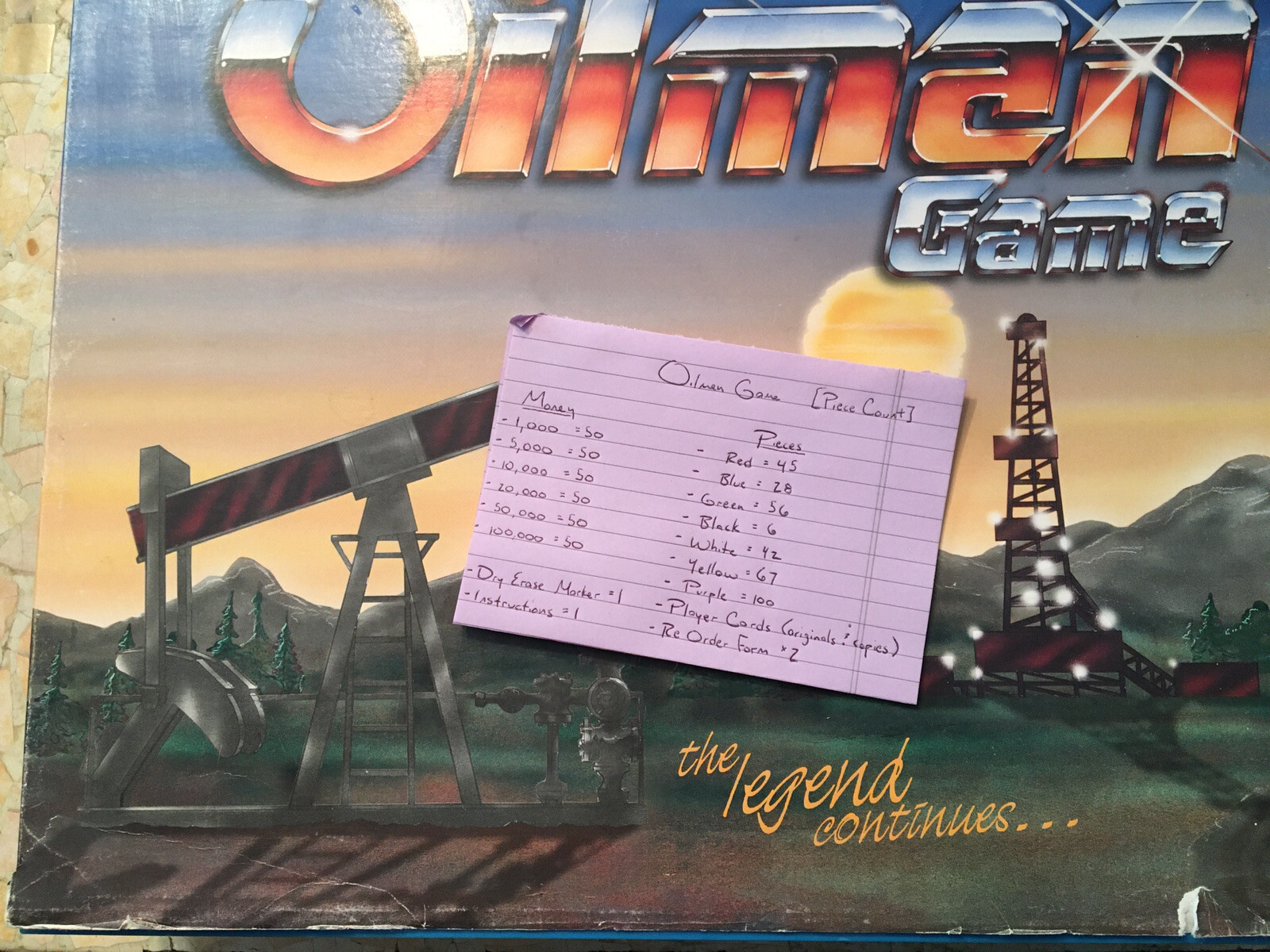 The Oilman Game - RARE Board International Oil Man Vintage Canadian ...
