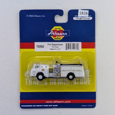 Athearn 10262 N Scale Fire Department Fire Truck Engine Co #51 | eBay