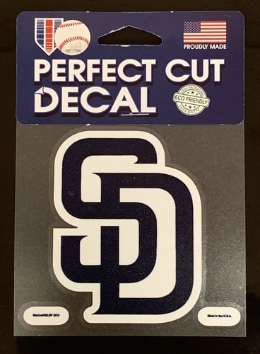 San Diego Padres Classic 4"x4" Die Cut MLB Logo Vibrant Decal Sticker ...