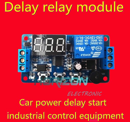 Modulo relè timer programmabile 12V interruttore controllo timer ...