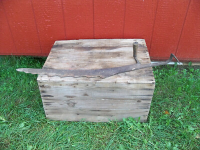 Antique Hay Knife Farm Harvesting Tool, 35" Long, Rustic Western ...