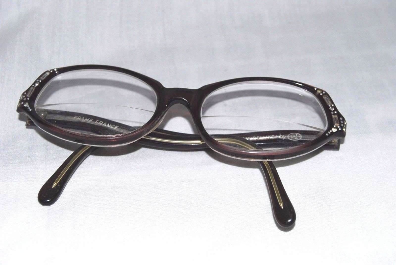 Vintage Women's Eyeglass Frames KARTNA DELUXE by OIA with Inlays FRAME ...
