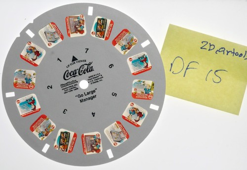 Coca-Cola "Go Large" RARE View-Master 2D Advertising Test Reel | eBay