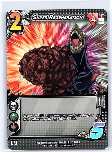 Super Regeneration Universus My Hero Academia MHA01 Unlimited 126 Holo ...