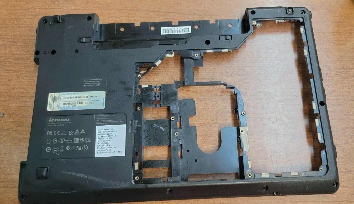 Original Lenovo IdeaPad Z560 Bottom Base Cover AP0E4000210 DC Jack USB ...