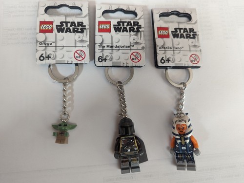 LEGO Star Wars - The Mandalorian Keychain Grogu Baby Yoda Ahsoka | eBay