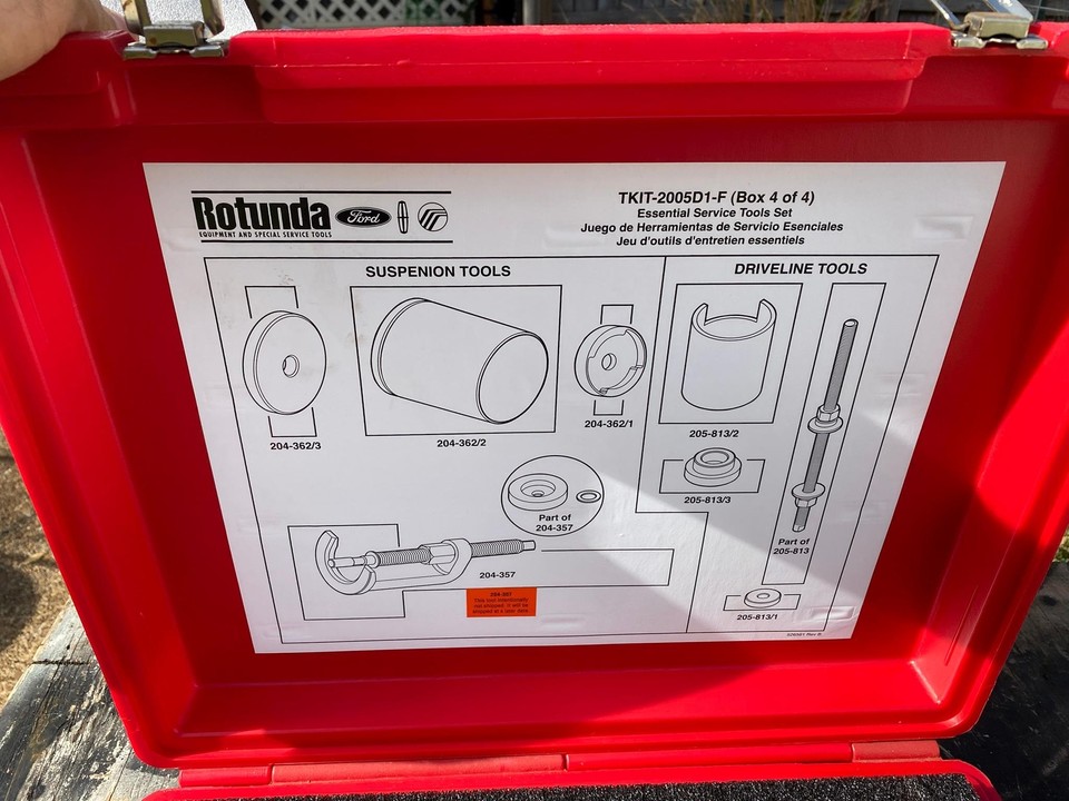 Rotunda Essential Service Tools set TKIT-2005D1-F Box 4 of 4 | eBay