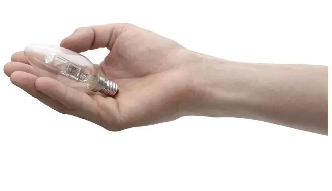 Dimmable E14 42W Halogen Candle Light Bulbs, Small Edison Screw Bulb ...