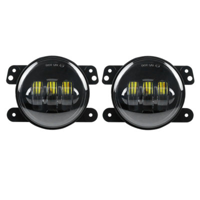 Eagle Lights 4" LED Fog Light Kit 6000K White for 2007-2018 Jeep ...