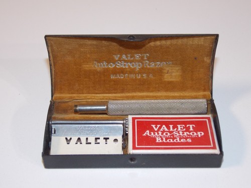 Vintage Valet Auto Strop Razor Travel Case USA Shaving Safety Razor | eBay