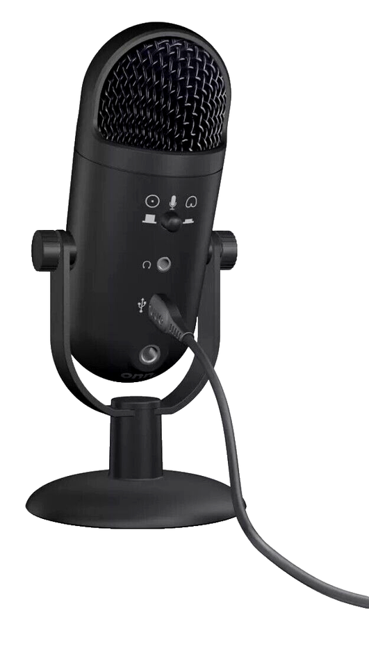 onn. USB Dual-Pattern Microphone Cardioid and Omnidirectional recording ...