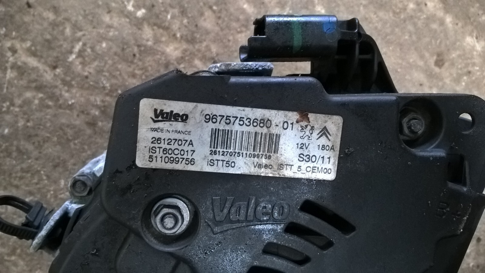 Citroën 9675753680 Complete Alternator for Berlingo II/C4 II/C5 III for ...