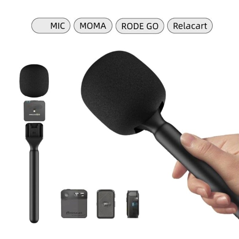 Microphone Handle Grip For Mic/Rode Go/Relacar Microphone Accessory | eBay