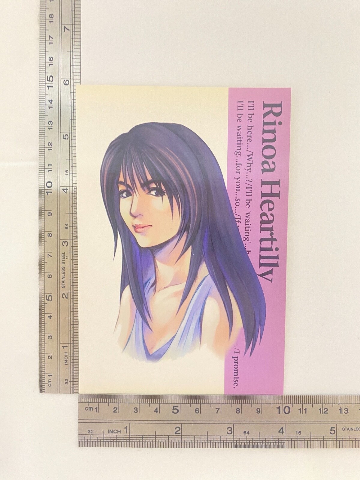 Rinoa Heartilly Final Fantasy Ⅷ Limited Postcard Square Face Rare From ...