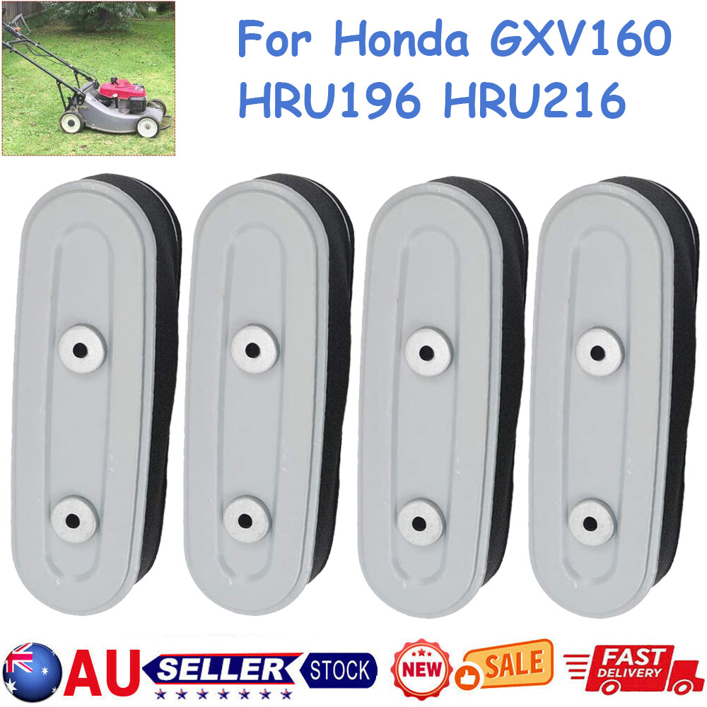 4PCS Air Filter For HONDA GXV160 Lawn Mower HRU196 HRU216 Mower Filters ...