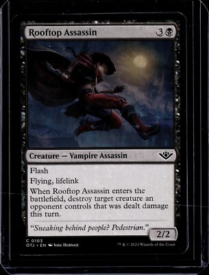 Rooftop Assassin - 103 - OTJ - NM - MTG - Magic the Gathering | eBay