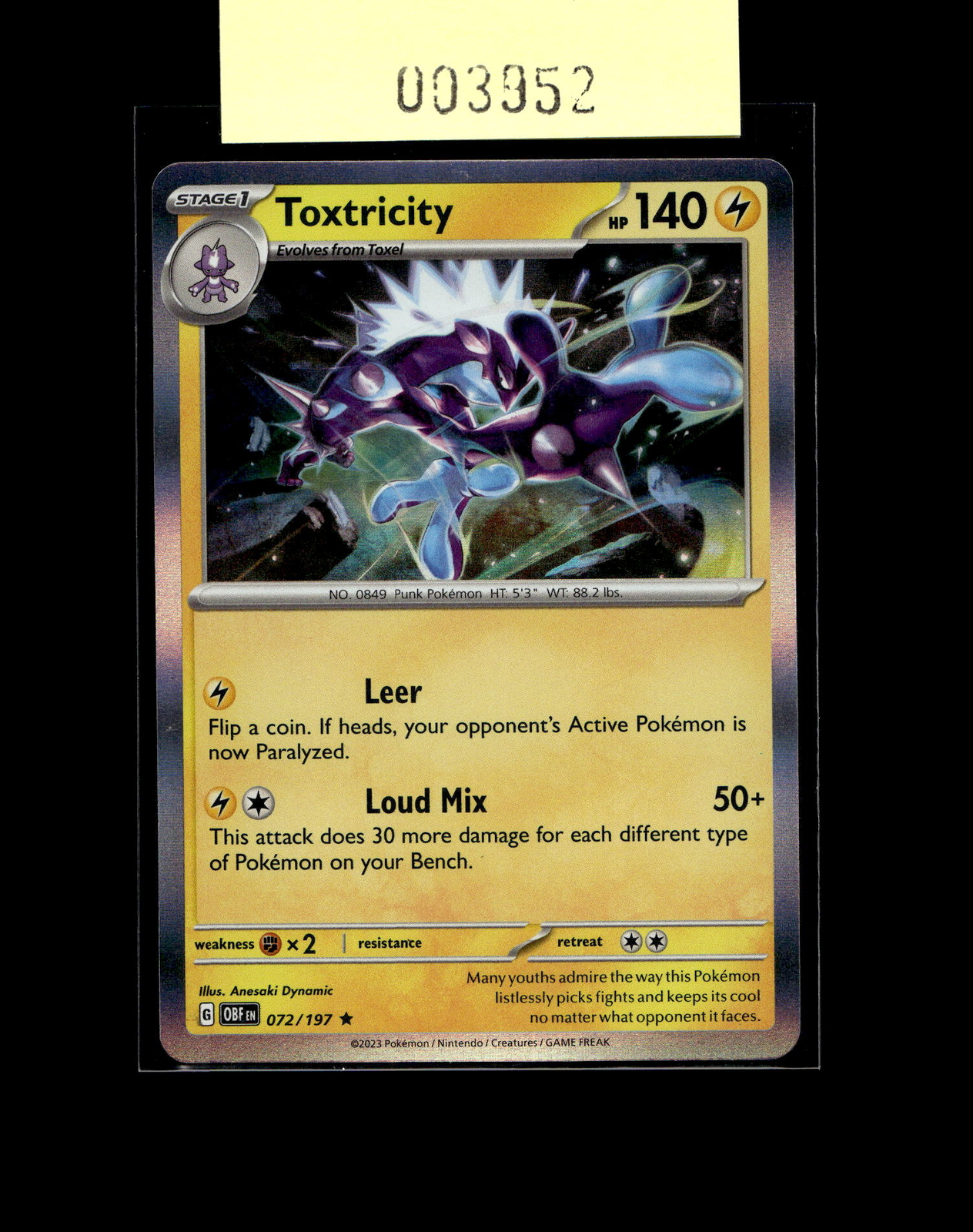 Deck Exclusives #072/197 Toxtricity Holo | eBay