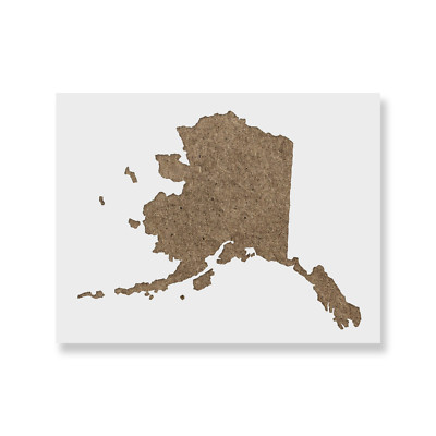 Alaska State Stencil - Durable & Reusable Mylar Stencils | eBay