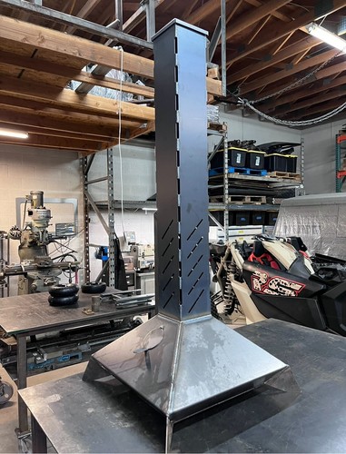 custom fabricated steel Smudge Pot, made in USA ! High quality & Free ...