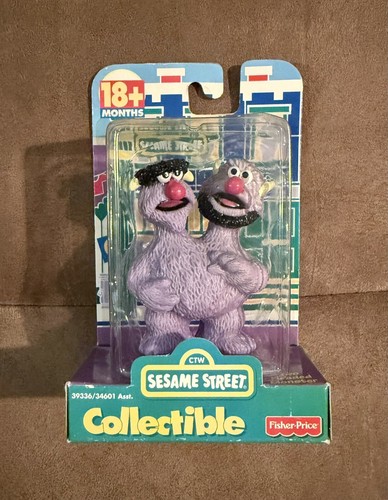 RARE New Two Headed Monster Sesame Street Figure 1998 Fisher Price ...