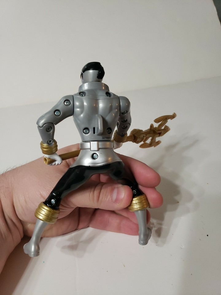 POWER RANGERS SUPER MEGAFORCE Armored Super Mega Silver Ranger Action ...