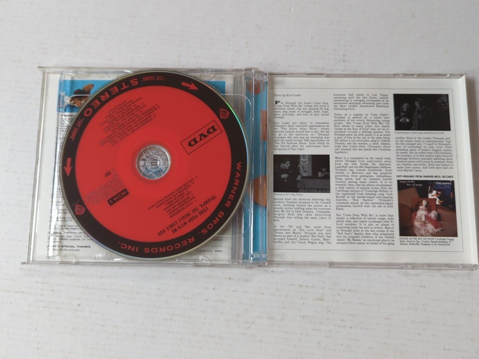 Come Poop with Me by Triumph the Insult Comic Dog (DVD & CD Set ...