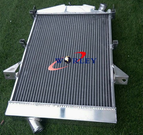 Fit Jaguar XK140 3.4L L6 1955 1956 1957 Manual Aluminum Radiator 62mm ...