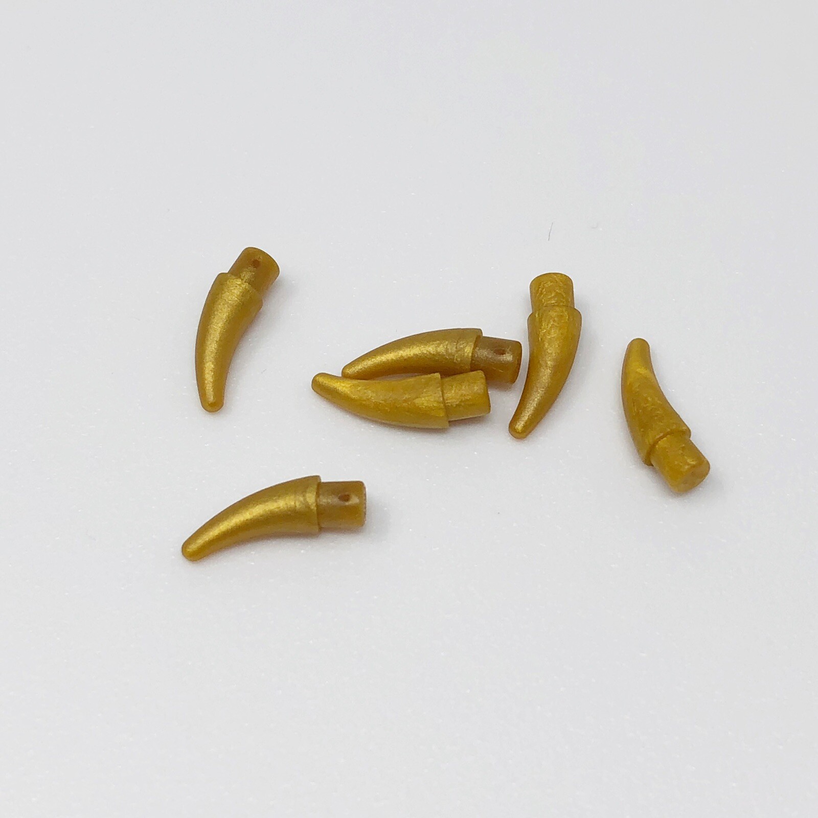 53451 LEGO Animal Barb Small Helmet HORN Claw Small Pearl Gold (6) | eBay