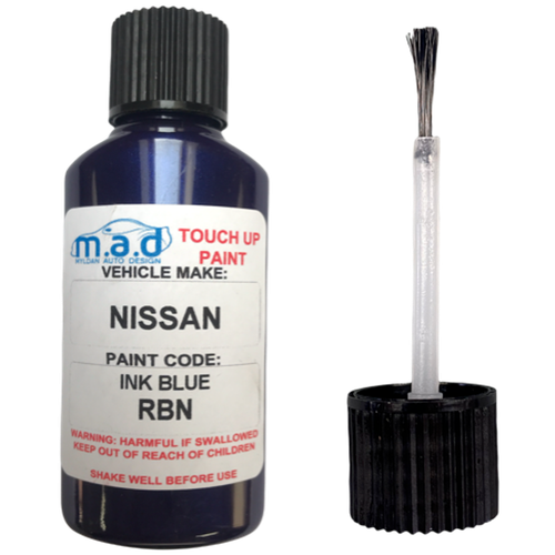 Touch Up Kit For Nissan Ink Blue RBN Paint Scratch Repair Qashqai Juke ...