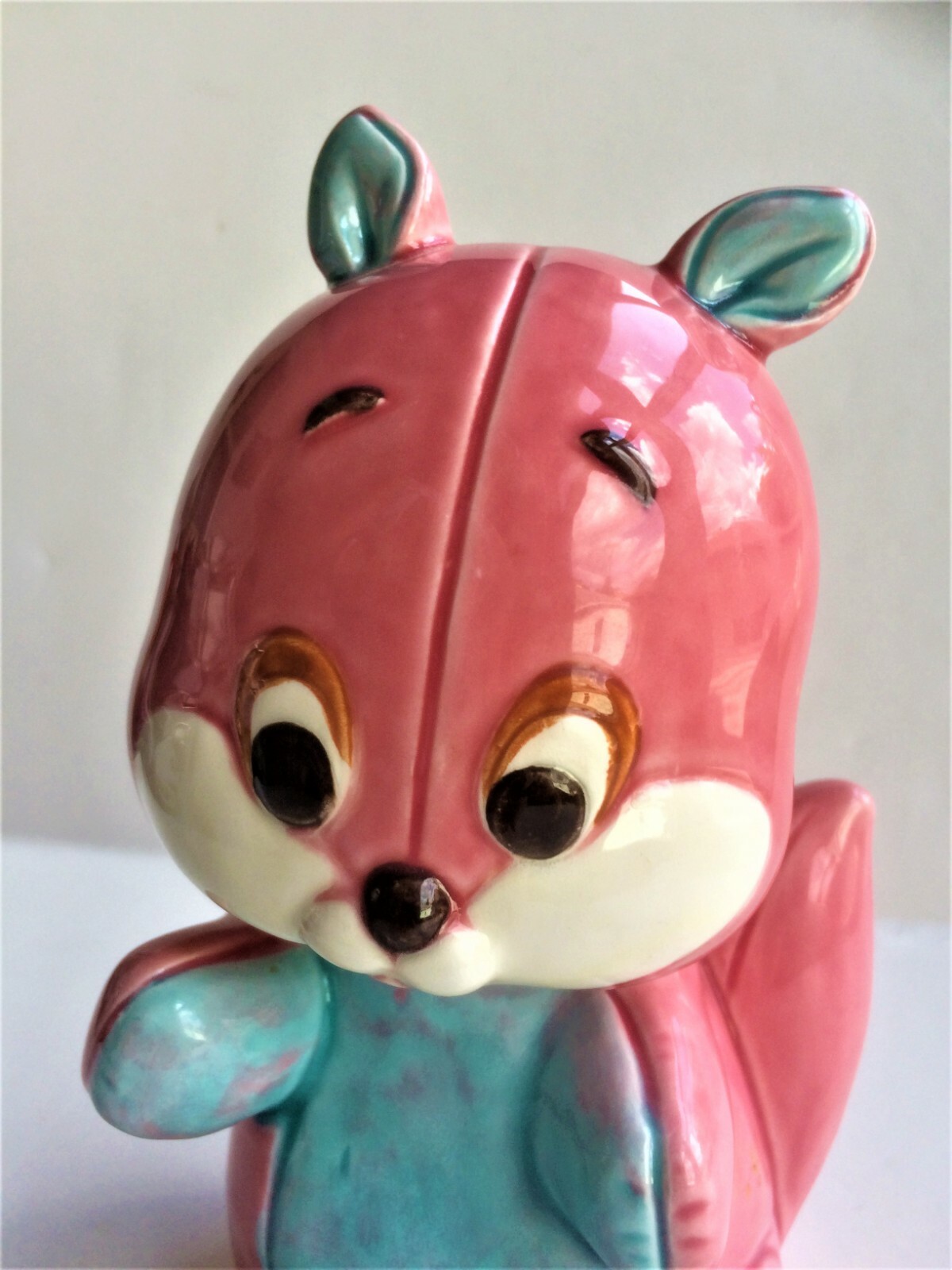 Lefton Ceramic Baby Squirrel Bank #5766 6" | eBay