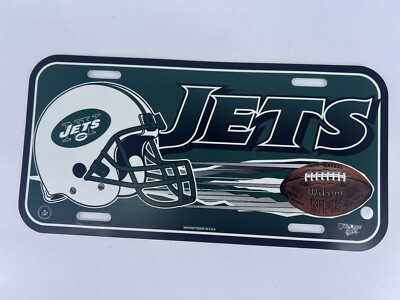 New York Jets license plate, NFL, Football Win Craft Sports, New | eBay