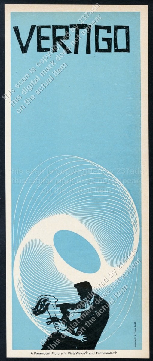 Vertigo Plakat Saul Bass The Deadly Design Of Saul Bass's 'Vertigo'