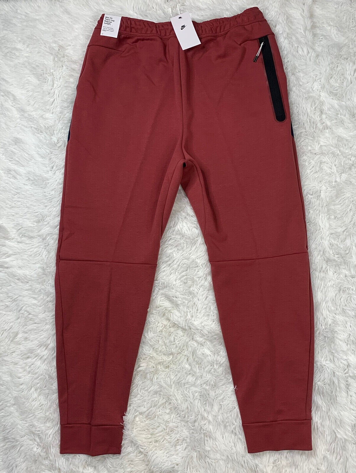 Nike Sportswear Tech Fleece Joggers Cedar Red Blue CU4495 Mens SIZE XL ...