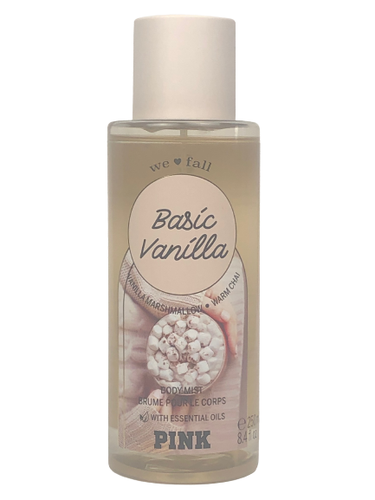 VICTORIA’S SECRET PINK BASIC VANILLA FRAGRANCE BODY MIST SPRAY SPLASH 8 ...