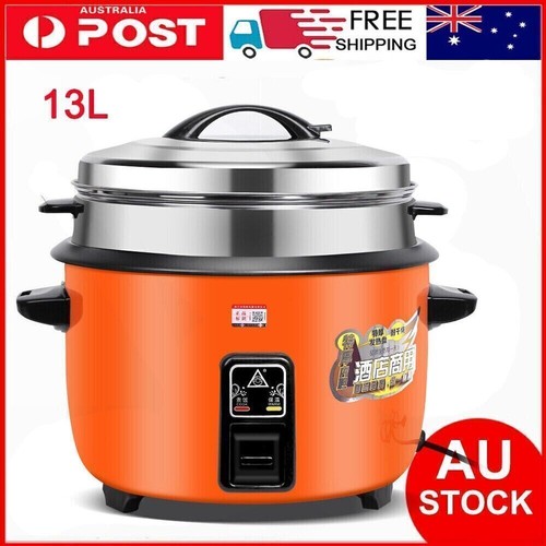 13L Commercial Rice Cooker Restaurant Hotel Large Capacity Steamer Non ...
