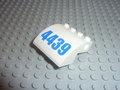 LEGO CITY white slope with sticker ref 61487pb03 Set 4439 Heavy-Duty ...