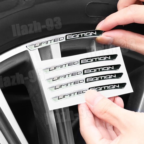 Limited Edition Logo Car Wheel Hub Sticker Emblem Badge Decal ...