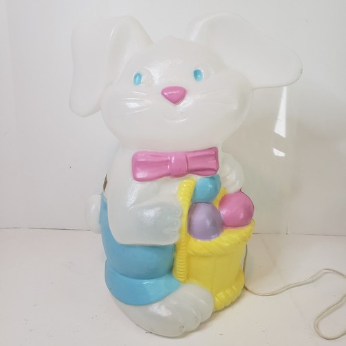 Vintage Easter Bunny Blow Mold 17.5" Made In Canada 90s Decoration | eBay