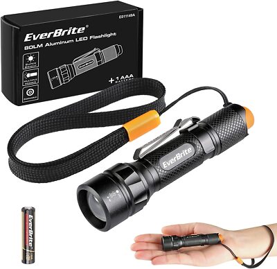 EverBrite Mini LED Flashlight Pen Light 80LM/150LM 3 Lighting Modes ...