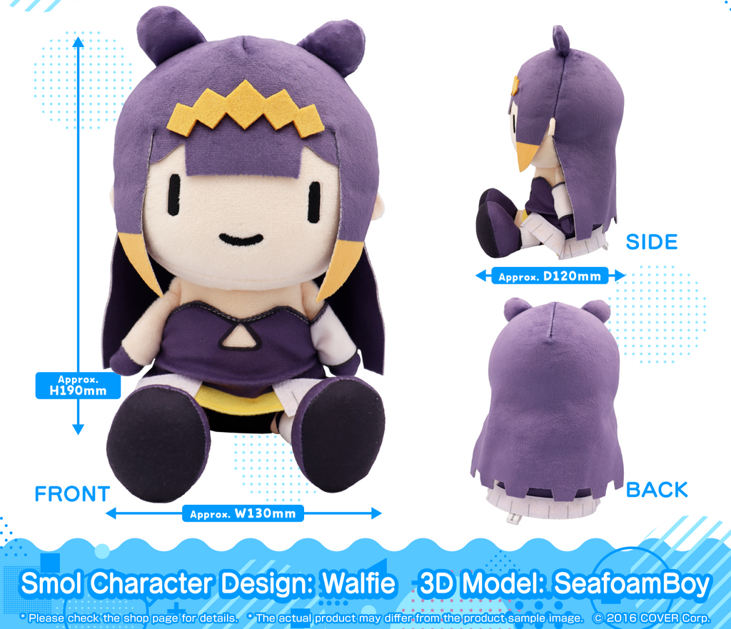 Hololive Smol Plush Doll Plushie English Ninomae Ina'nis Myth 2nd Anniv ...