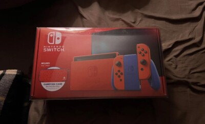 Nintendo Switch Mario Red & Blue Limited Edition Console Bundle 35th ...