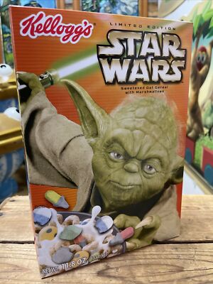 2005 Kellogg’s Star Wars Yoda Cereal 11.8 oz Full Box Factory Sealed | eBay