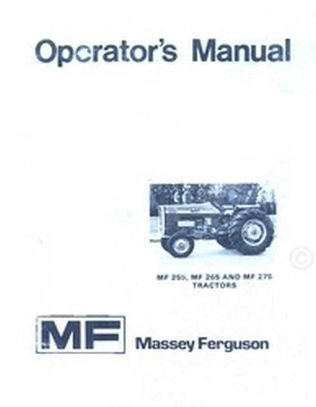 Massey-Ferguson MF30 Tractor Parts Manual, 52% OFF