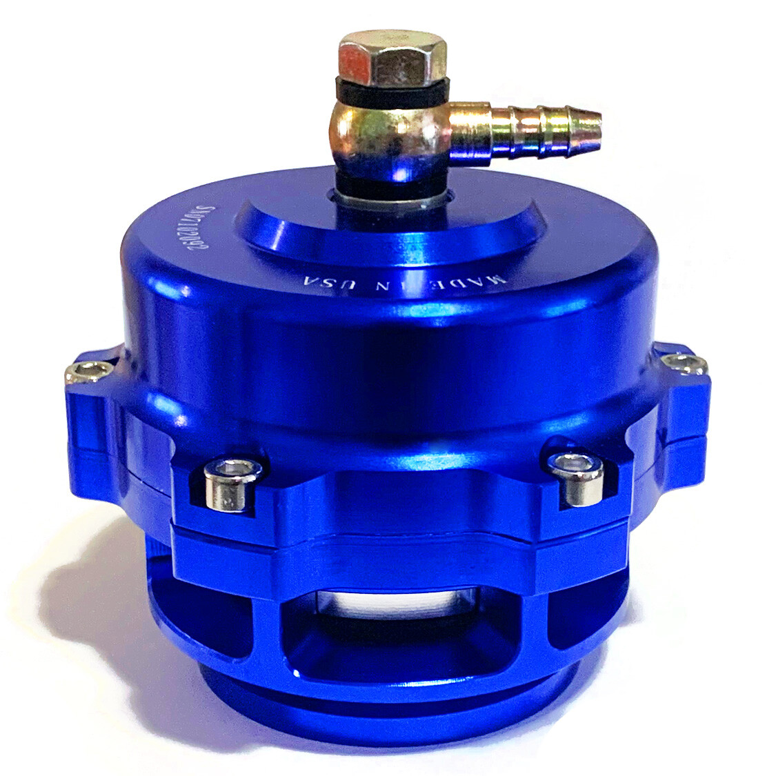 BV50 Blue 50mm Blow Off Valve (BOV) 6PSI + 18PSI Springs Fits Tial V ...
