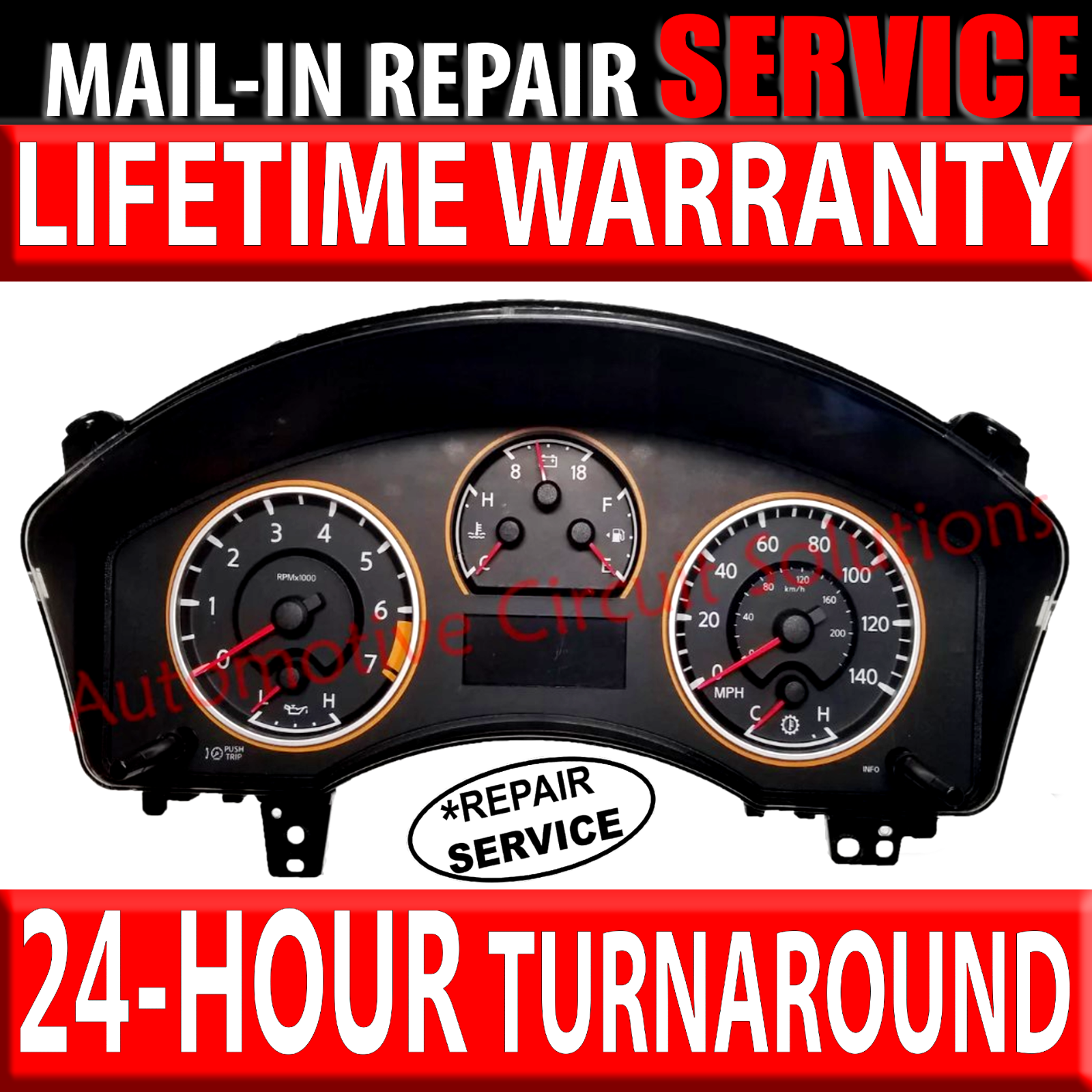 2004-2015 NISSAN Titan Armada Instrument Cluster Speedometer [*REPAIR ...