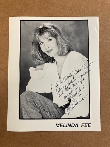 Melinda Fee "Guiding Light" Actress Nicely Inscribed & Signed 8x10 ...
